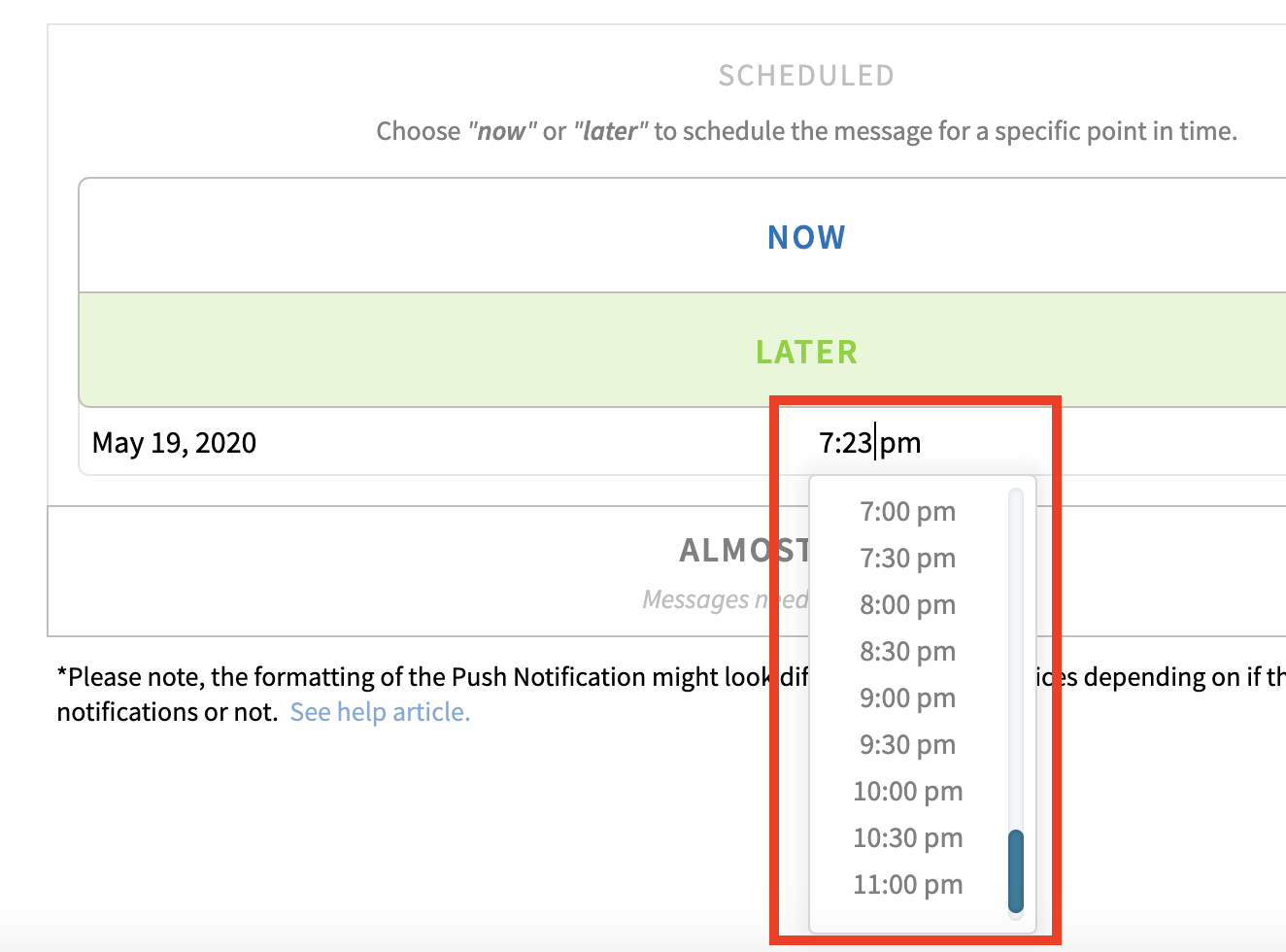 How to Schedule a Notification