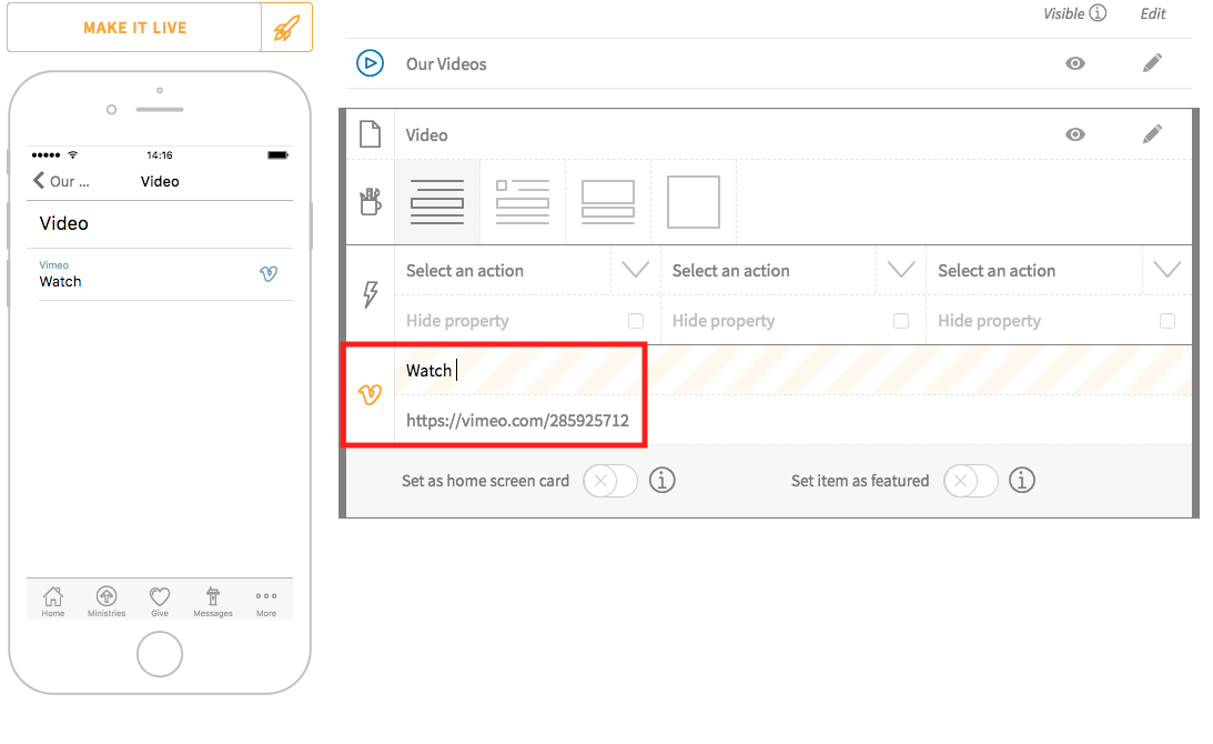 How to Add a Vimeo Video