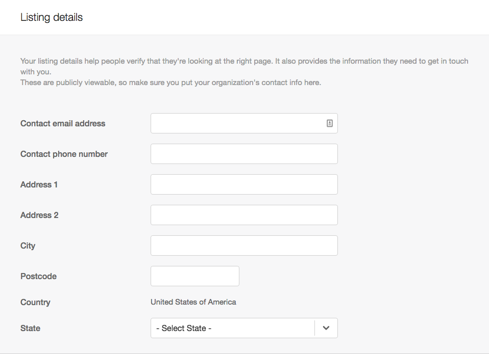 How to Change Listing Details