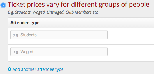 Learning about Ticket Types and Prices