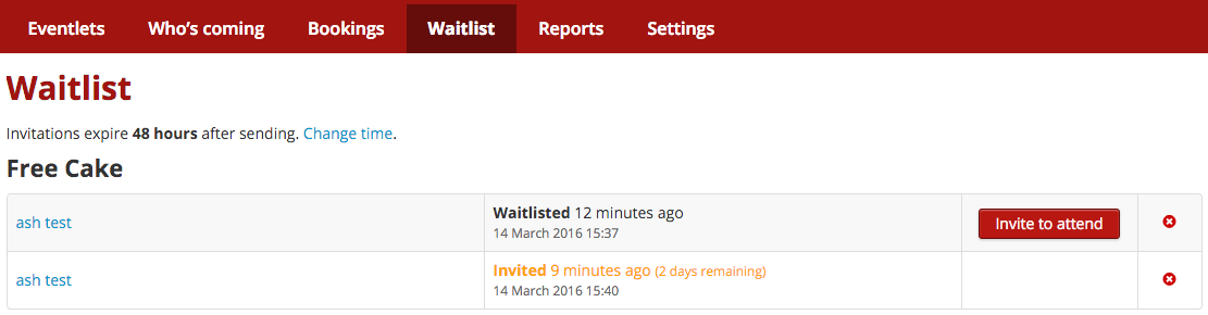 Learning about Creating a Waitlist