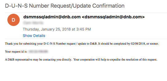 How to Acquire your D-U-N-S number