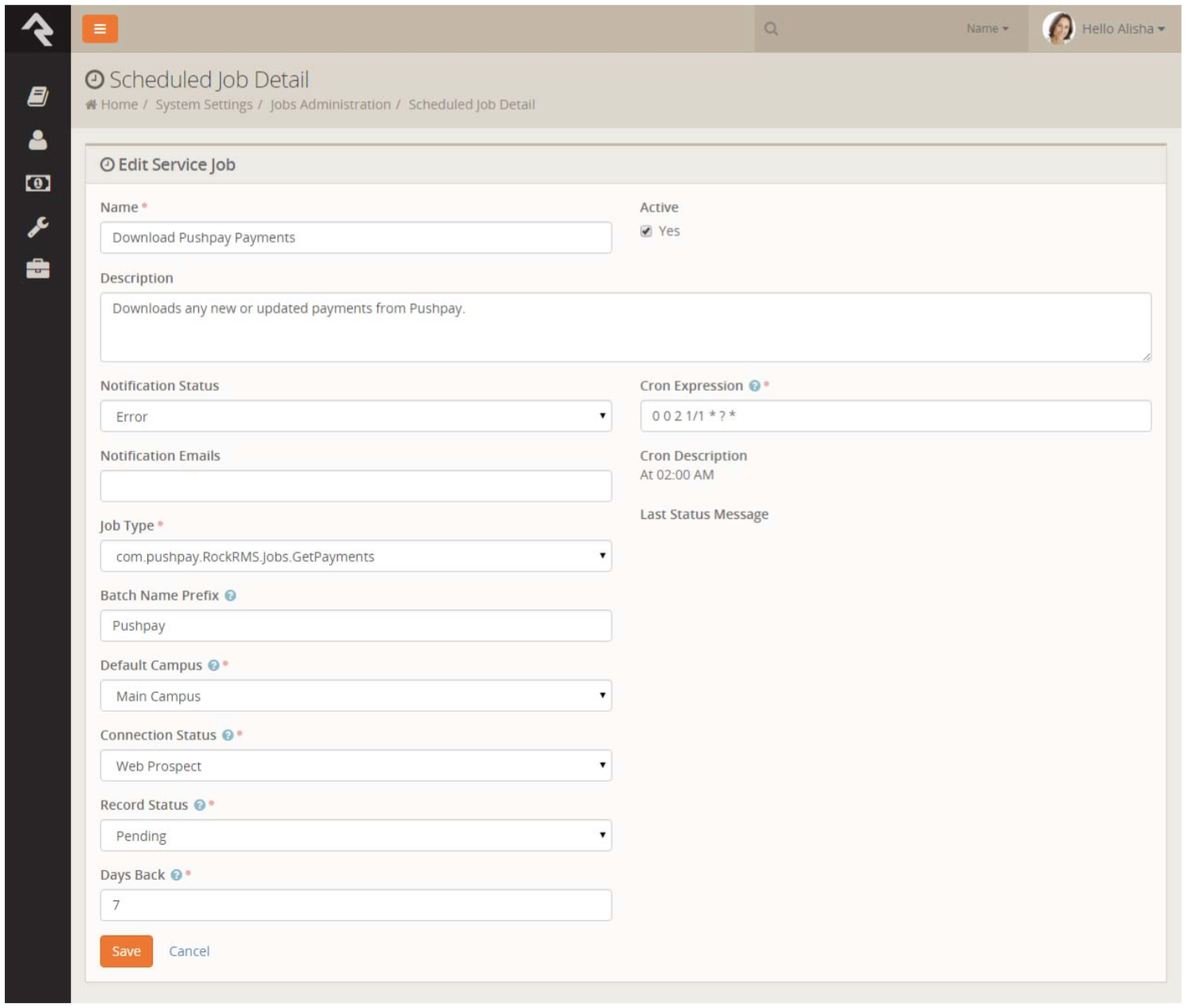 How to Set up the Integration with Rock RMS