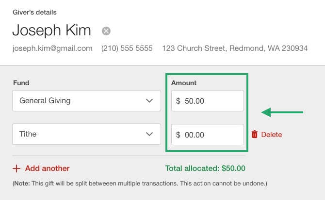 How to Split a Check