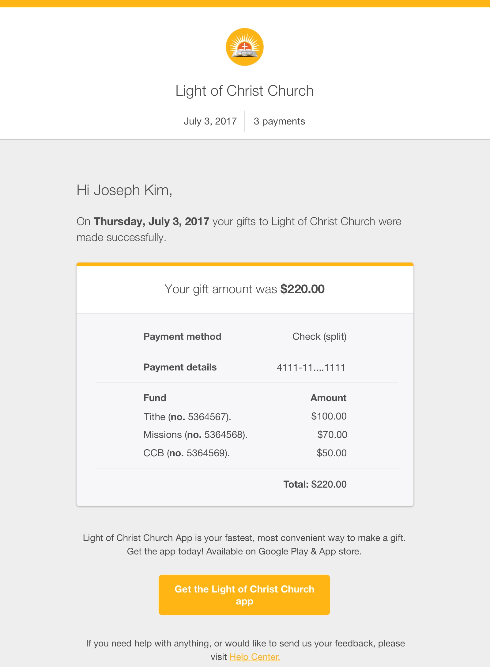 How to Split a Check
