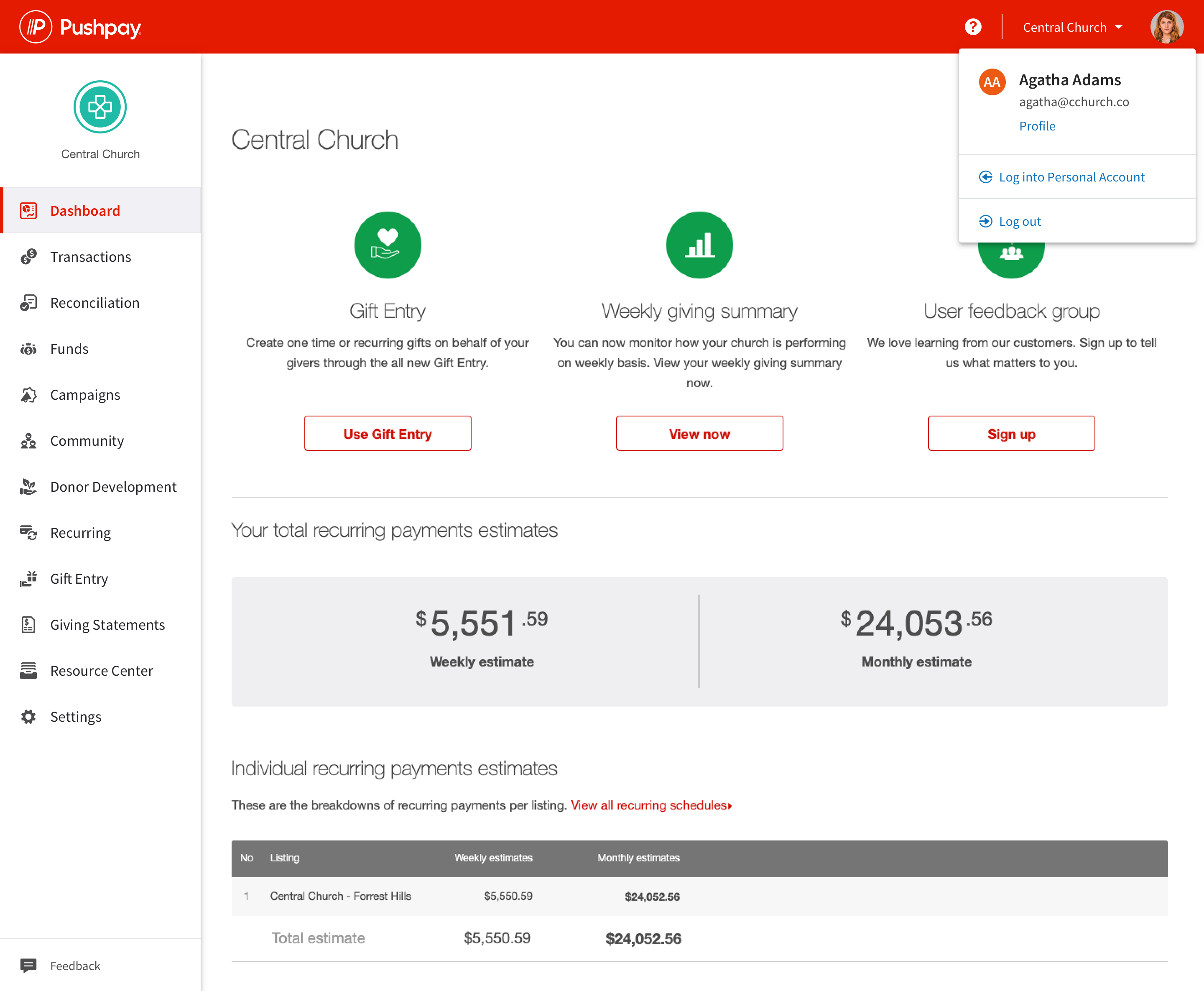 How to Navigate Between Admin and Personal Accounts
