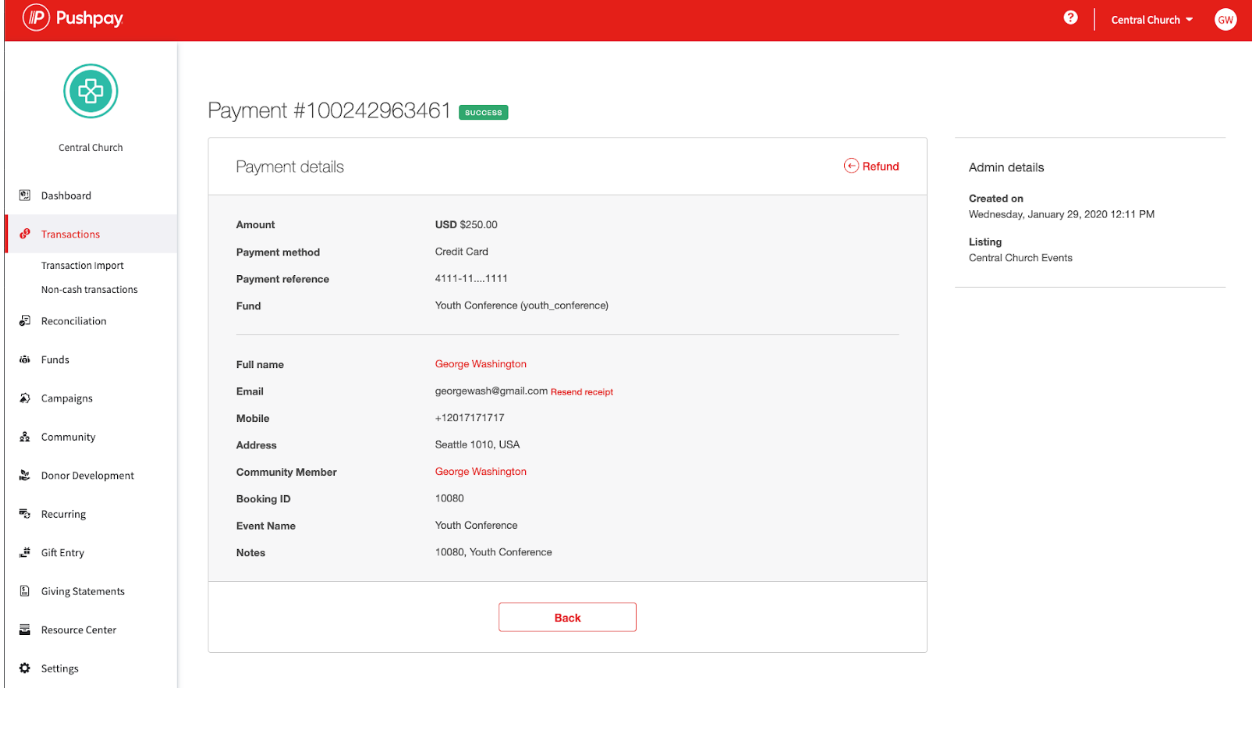 Event Registration Payment Flow