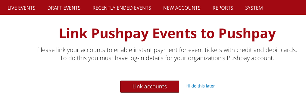 How To Create Your First Event