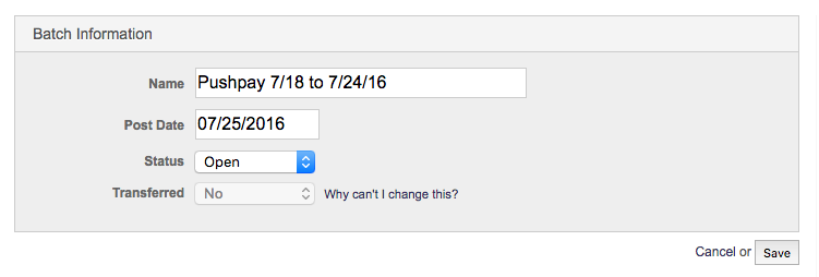 How to Reconcile with Pushpay Giving and Pushpay ChMS (previously CCB)