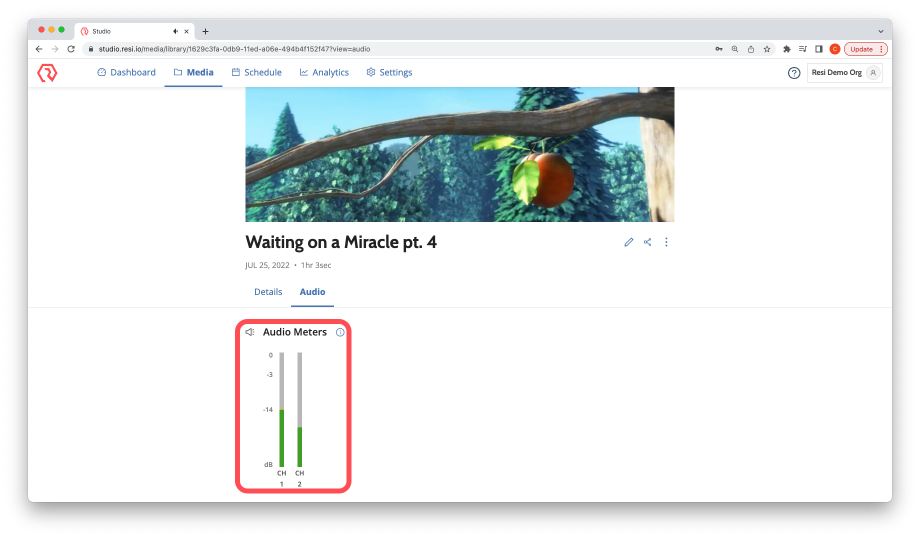 How Do I Access Audio Meters?