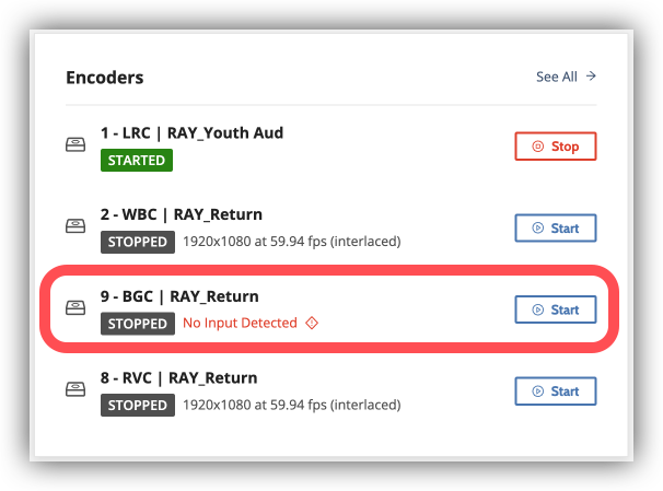 Encoder Troubleshooting