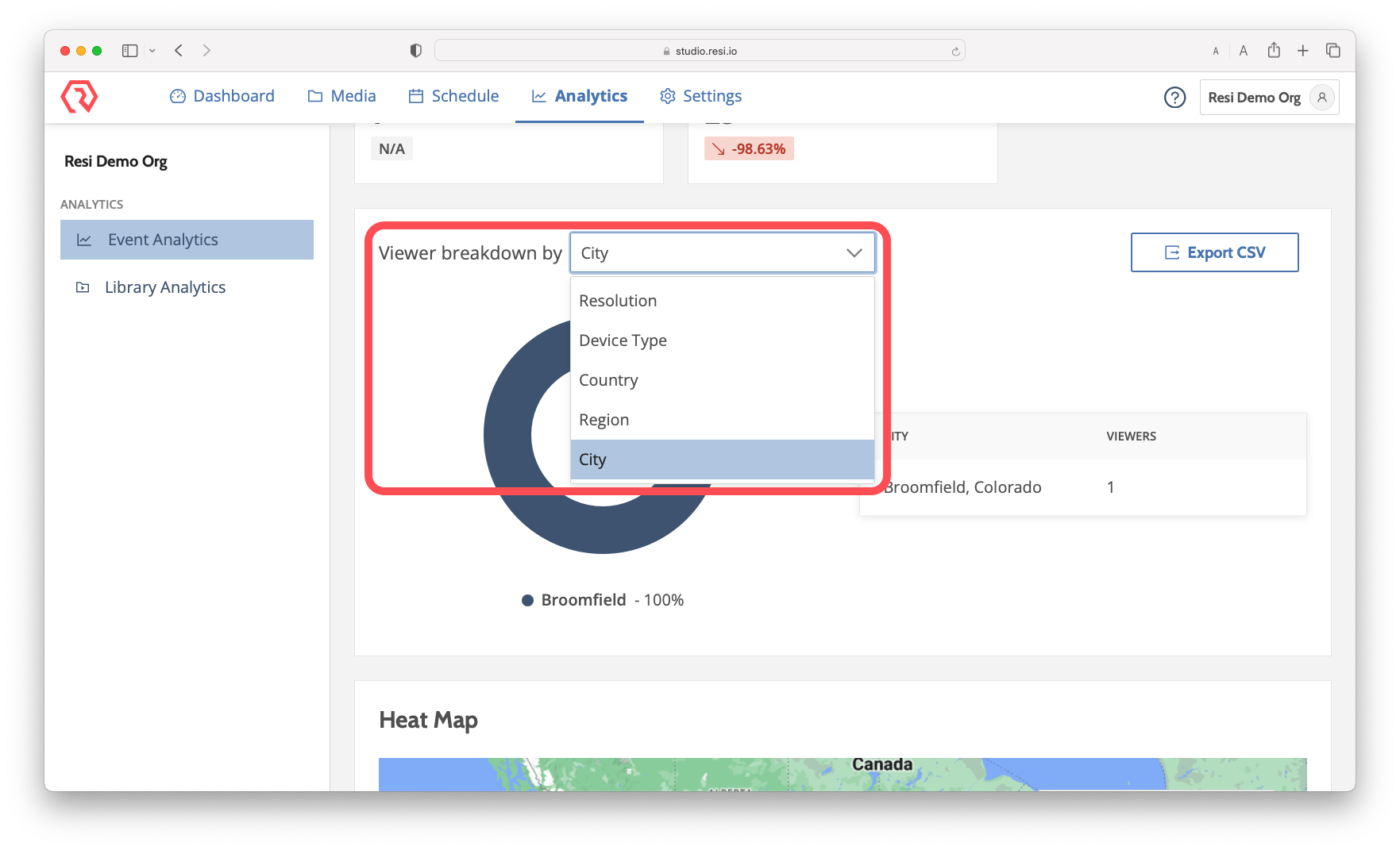 Get Started with Resi (Hardware Encoder to Web)