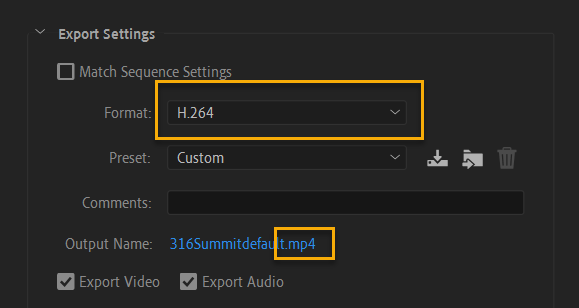 Export or Convert Your Video for Use with Resi