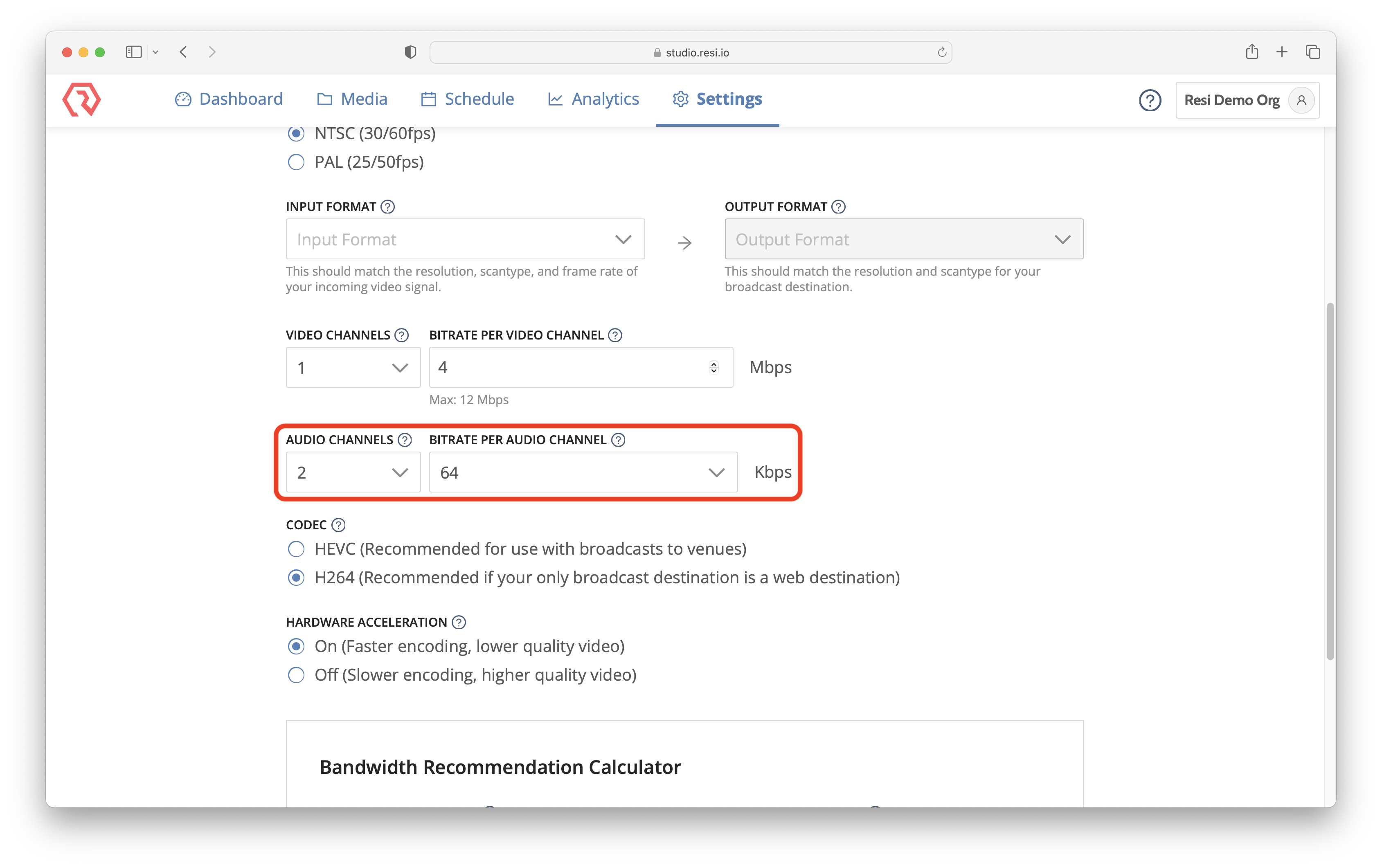 Using Additional Audio Channels