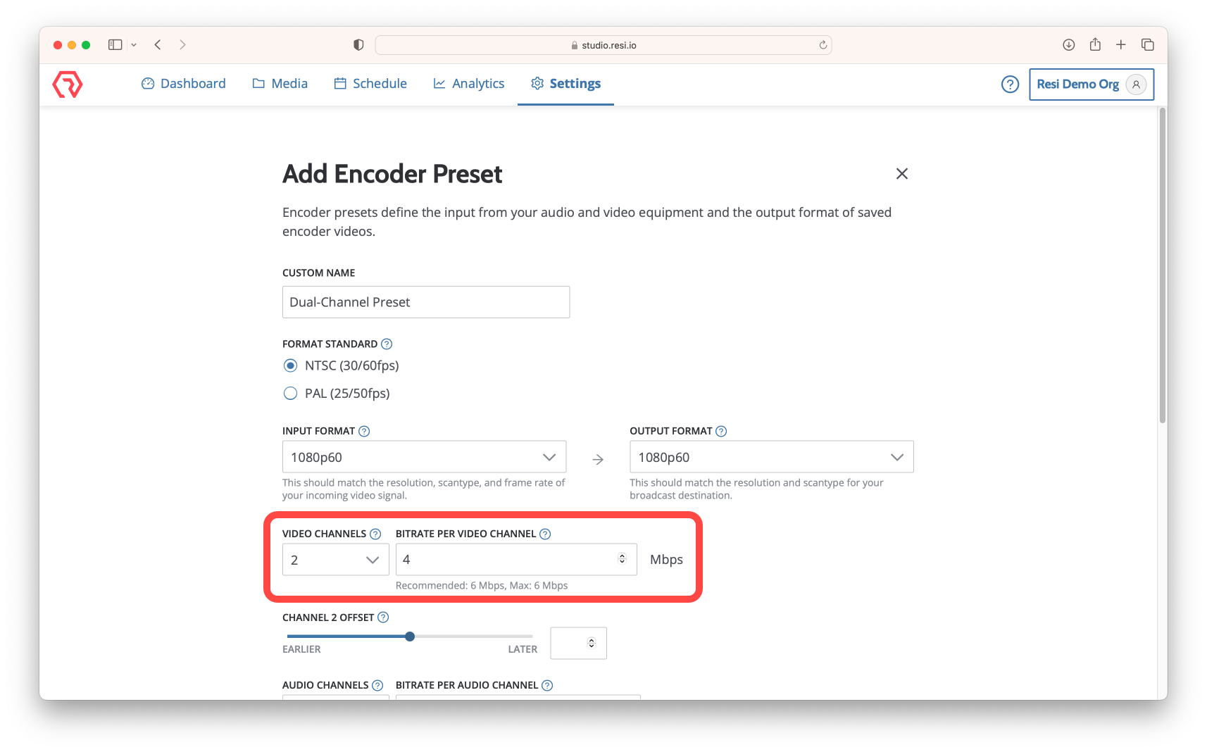 Dual-Channel (Video) Encoding