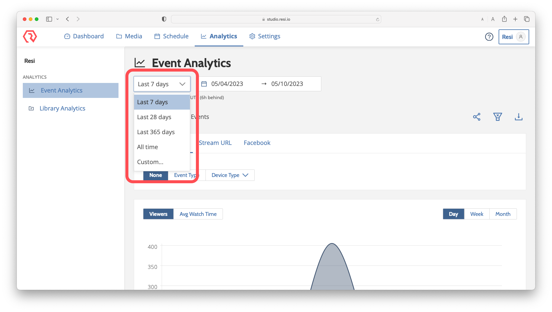 Get Started with Resi (Hardware Encoder to Web)