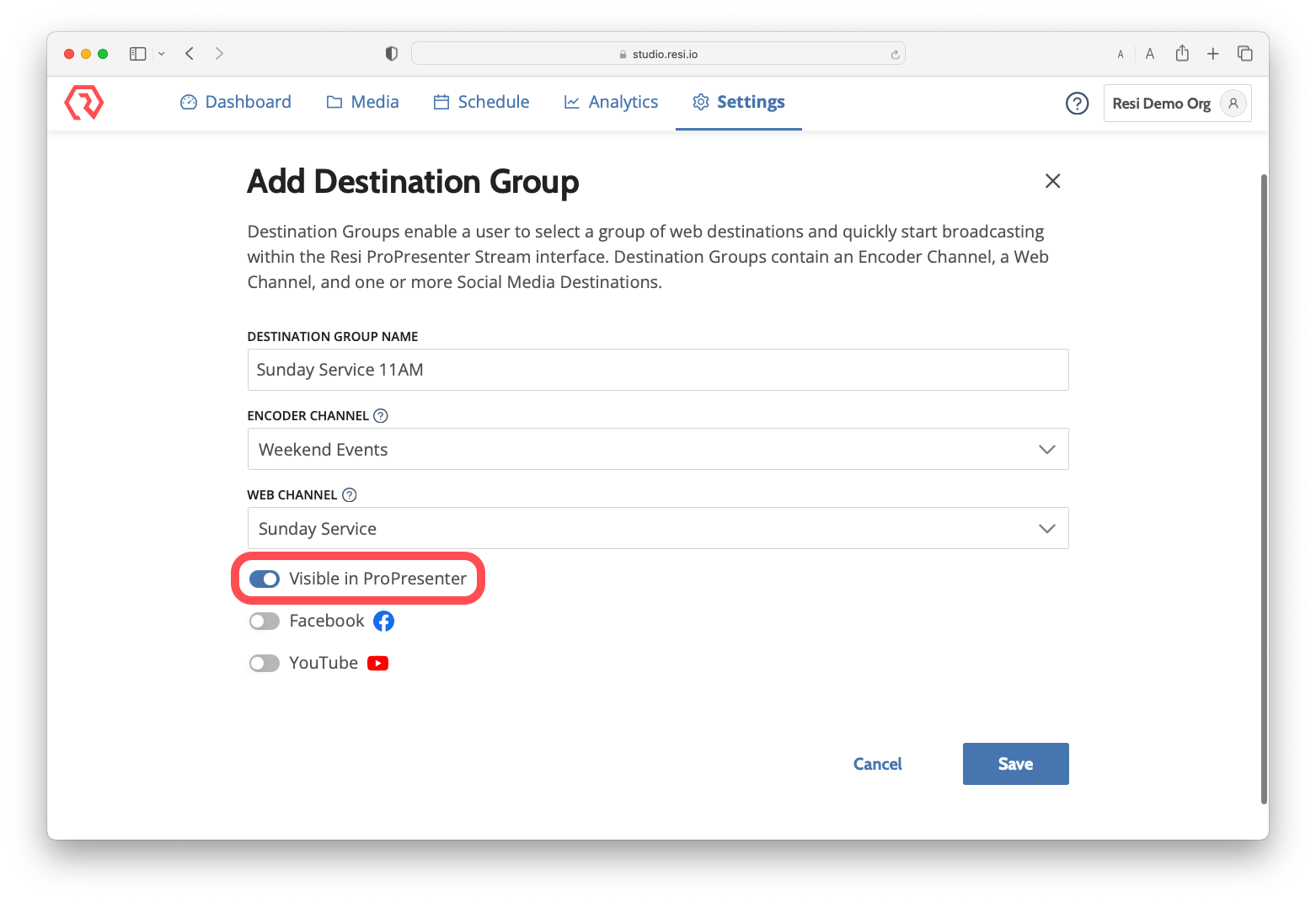 Get Started with Resi (ProPresenter)