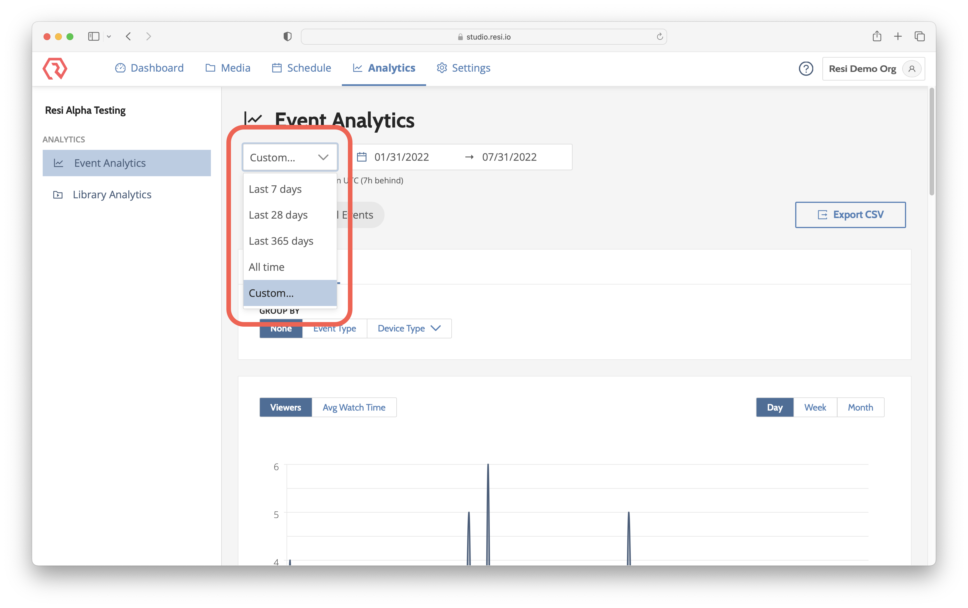 Event Analytics