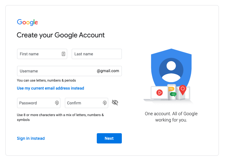 How to Create a Team Google Account